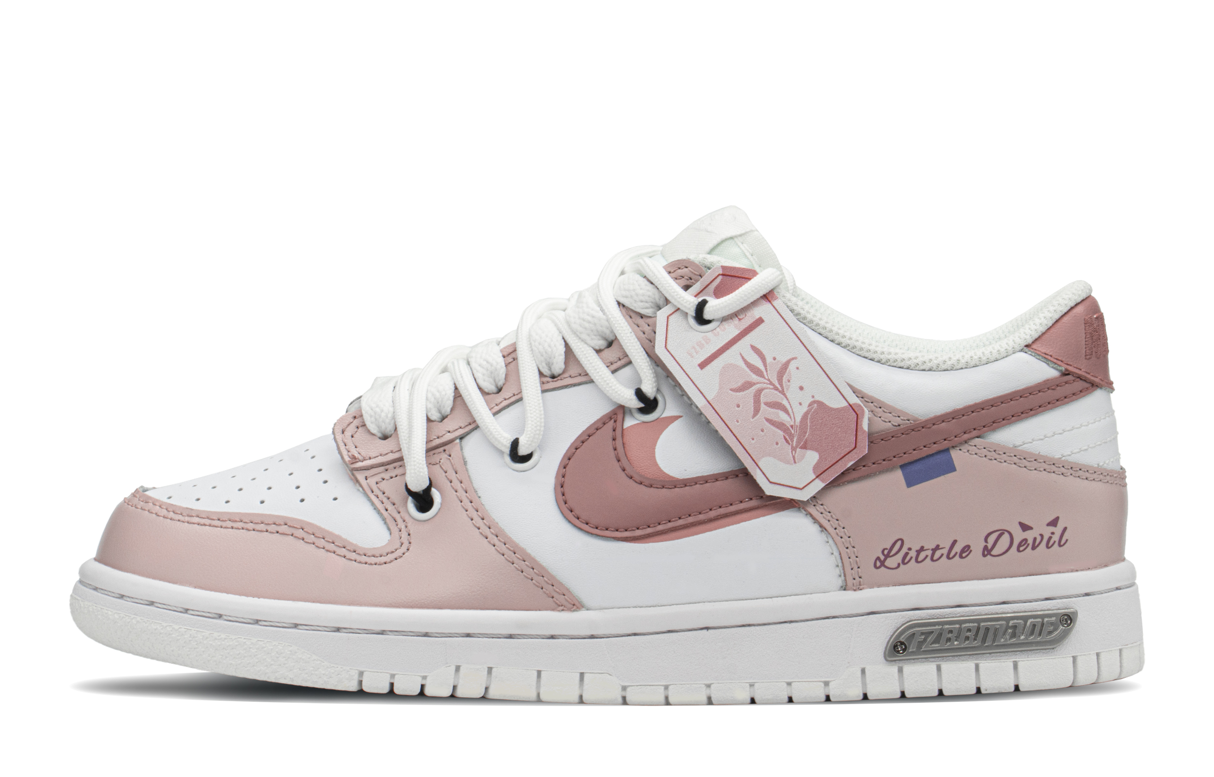 Buy [Custom Shoes] (Women) Nike Dunk Low 'Pink White Little Devil ...