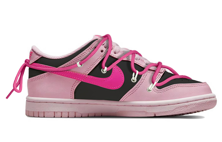 [Custom Shoes] (Women) Nike Dunk Low 'Triple Pink' - Novelship