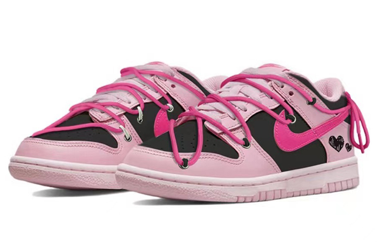 [Custom Shoes] (Women) Nike Dunk Low 'Triple Pink' - Novelship