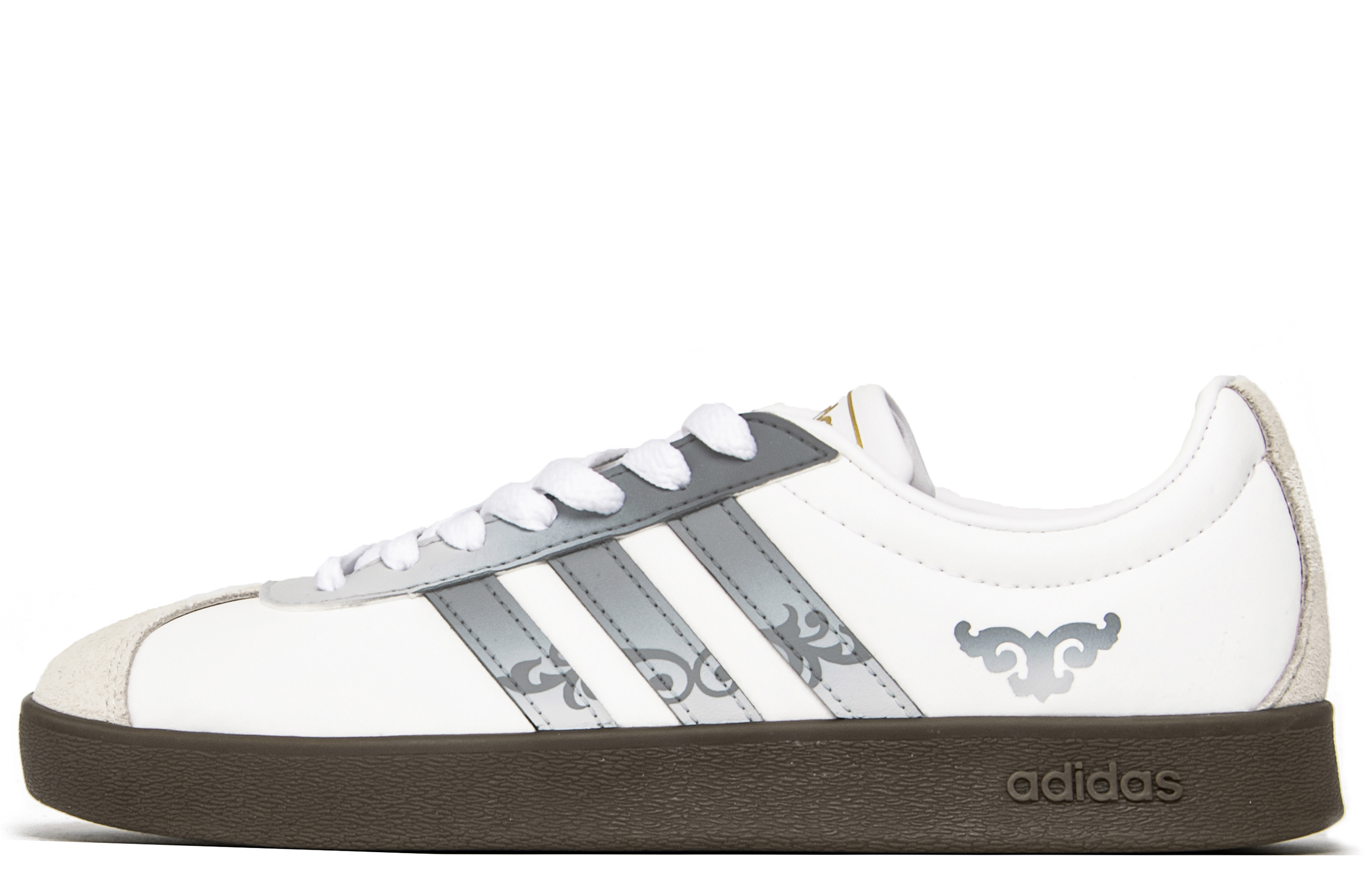 [Custom Shoes] adidas Neo VL Court 'Louvre Grey Gradient' - Novelship