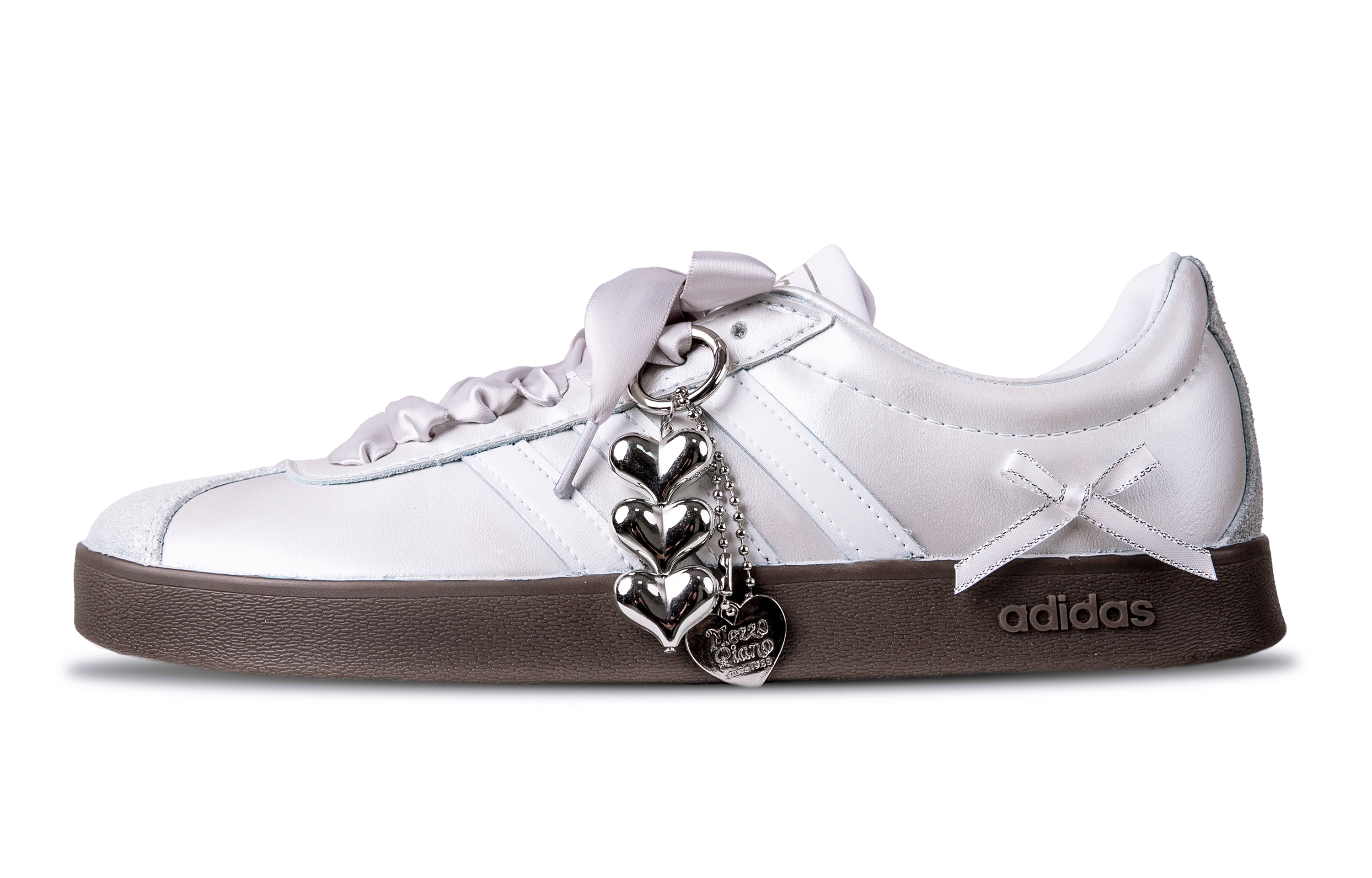 Buy [Custom Shoes] adidas Neo VL Court 'Silver Korean Sweet Atmosphere ...