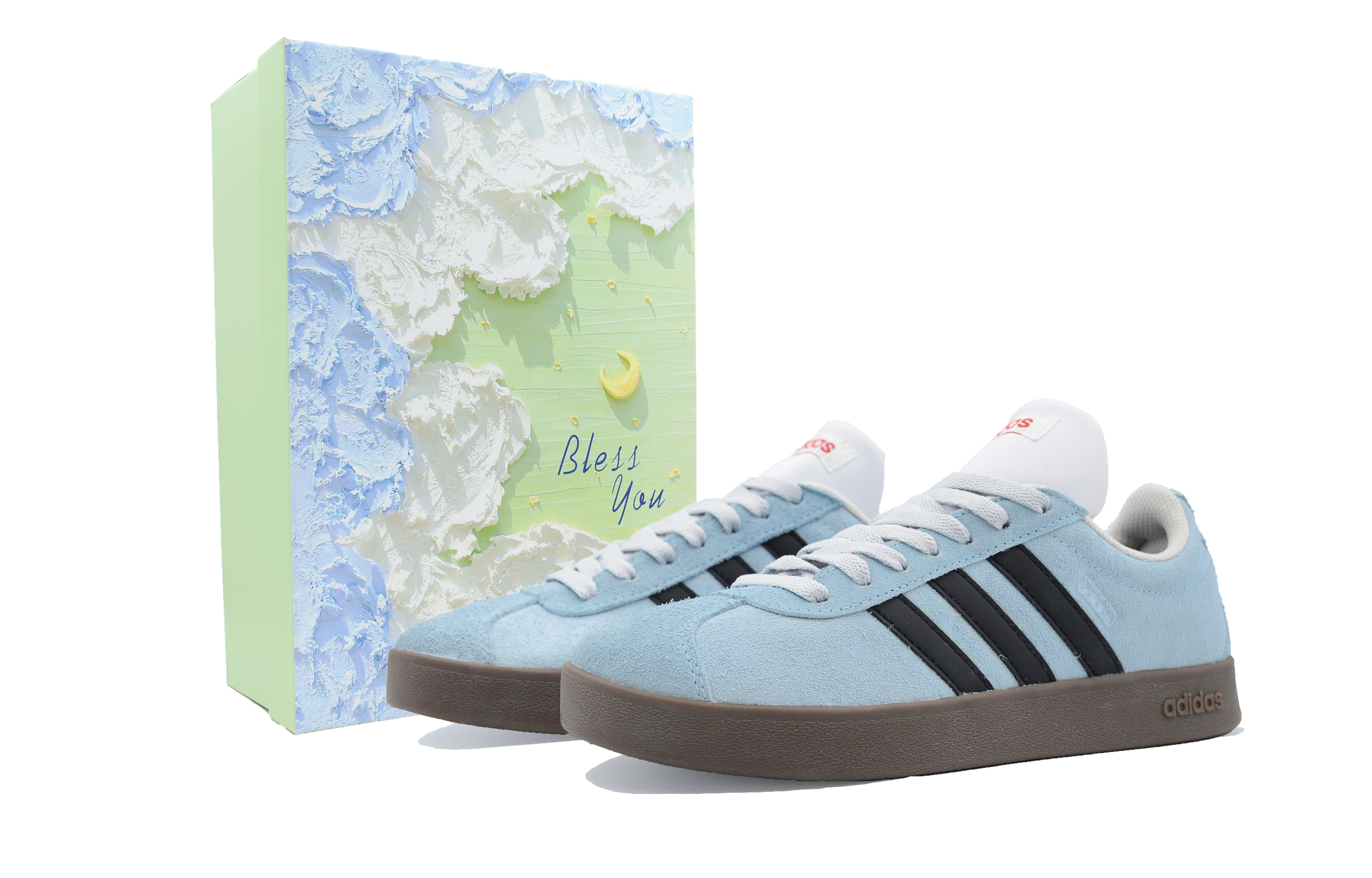 Buy [Custom Shoes] adidas Neo VL Court 'UNC Ballet' - Novelship