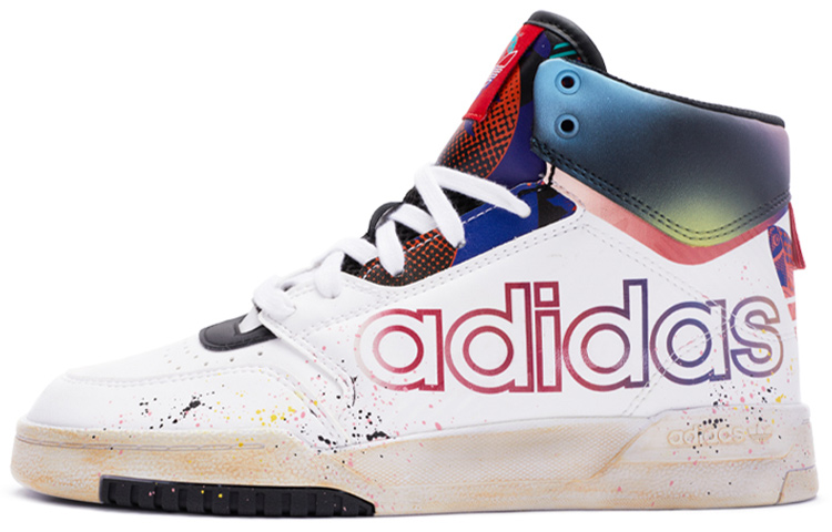 [Custom Shoes] adidas Originals Drop Step 'White Purple Black' - Novelship