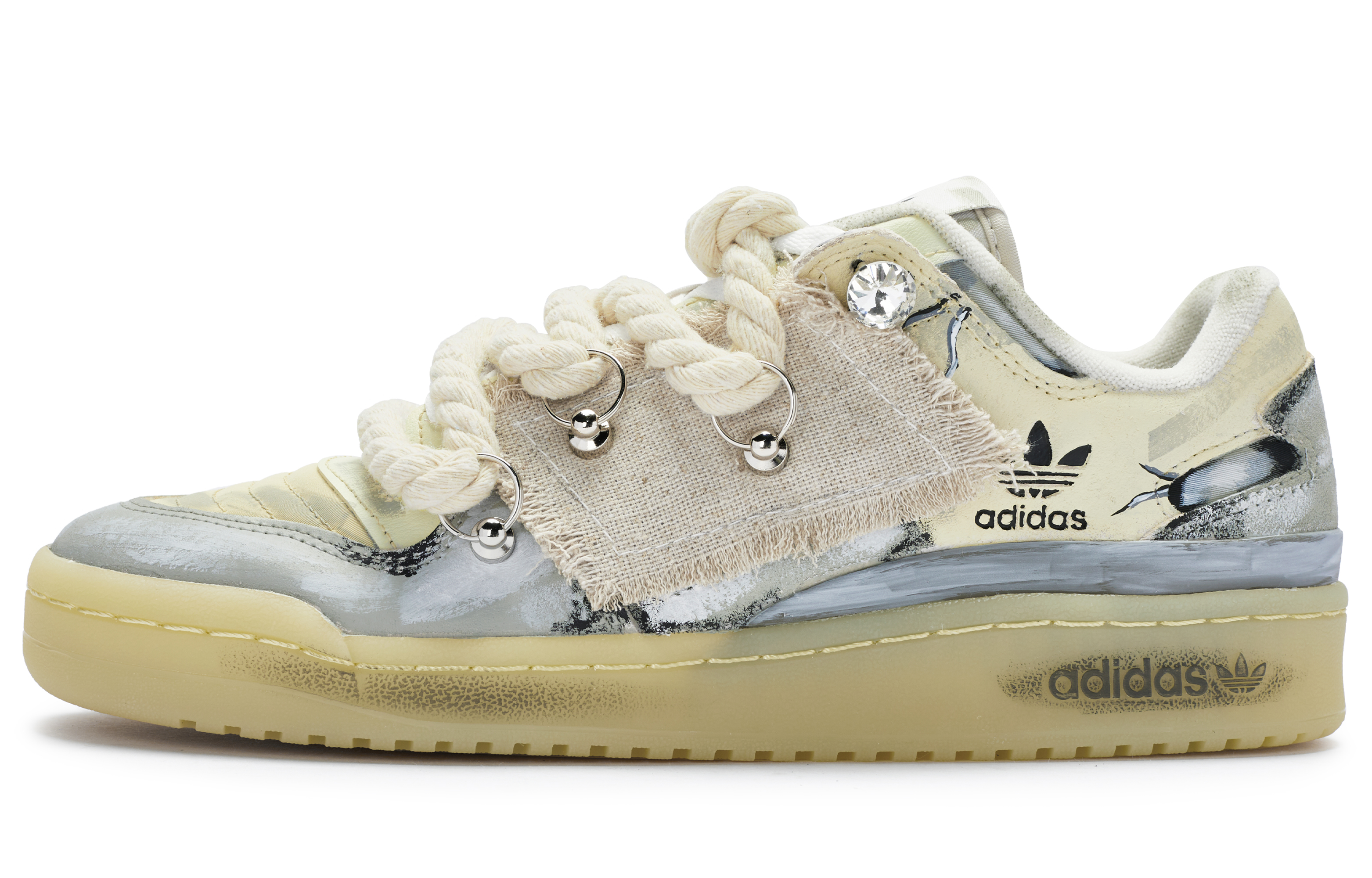 [Custom Shoes] adidas Originals Forum Low 'Earthquake Aged Beige ...