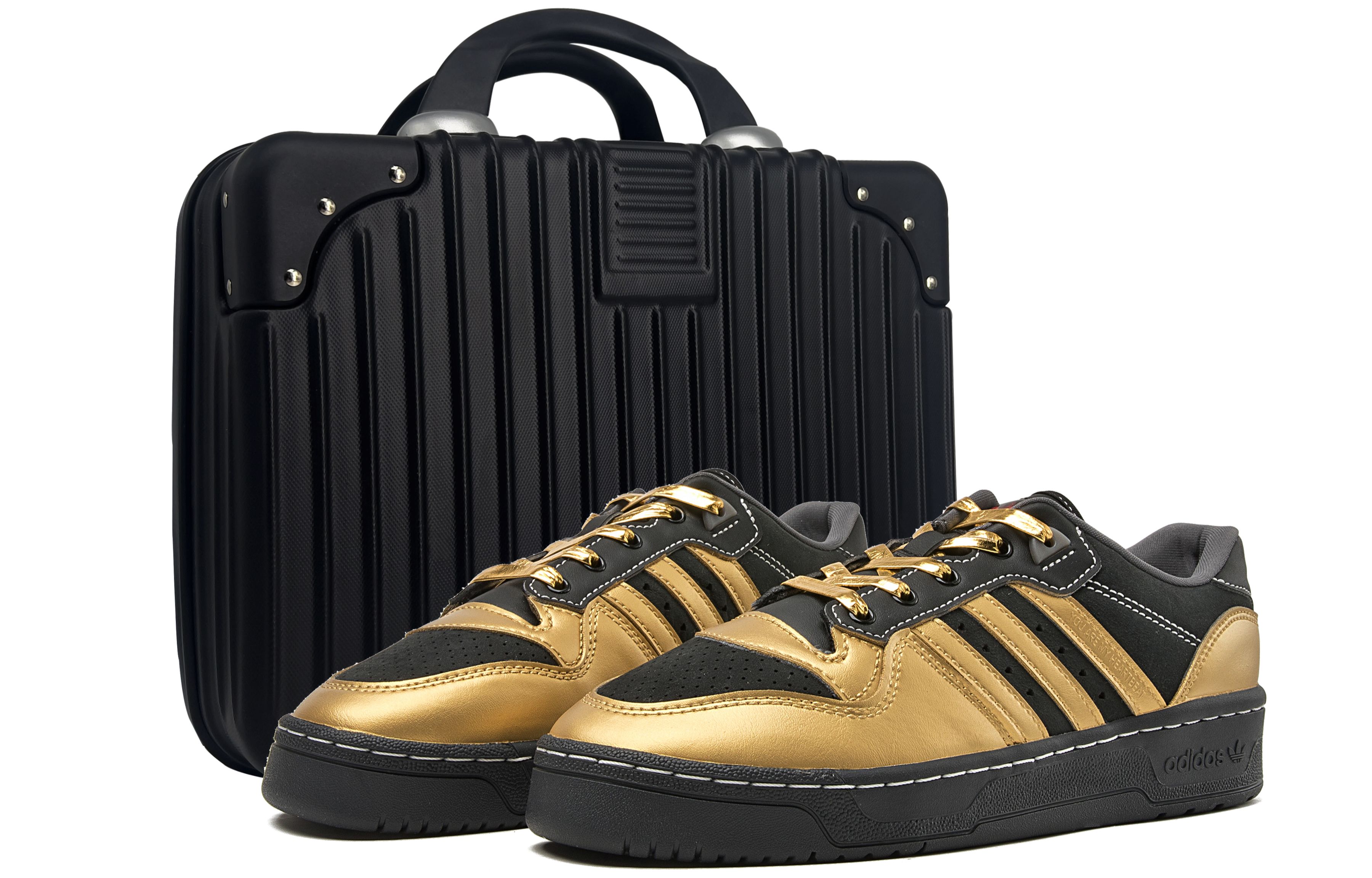 Buy [Custom Shoes] adidas Originals Rivalry Low 'Black Gold' - Novelship