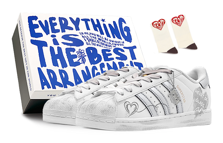 [Custom Shoes] adidas Originals Superstar 'Crystal Love' - Novelship