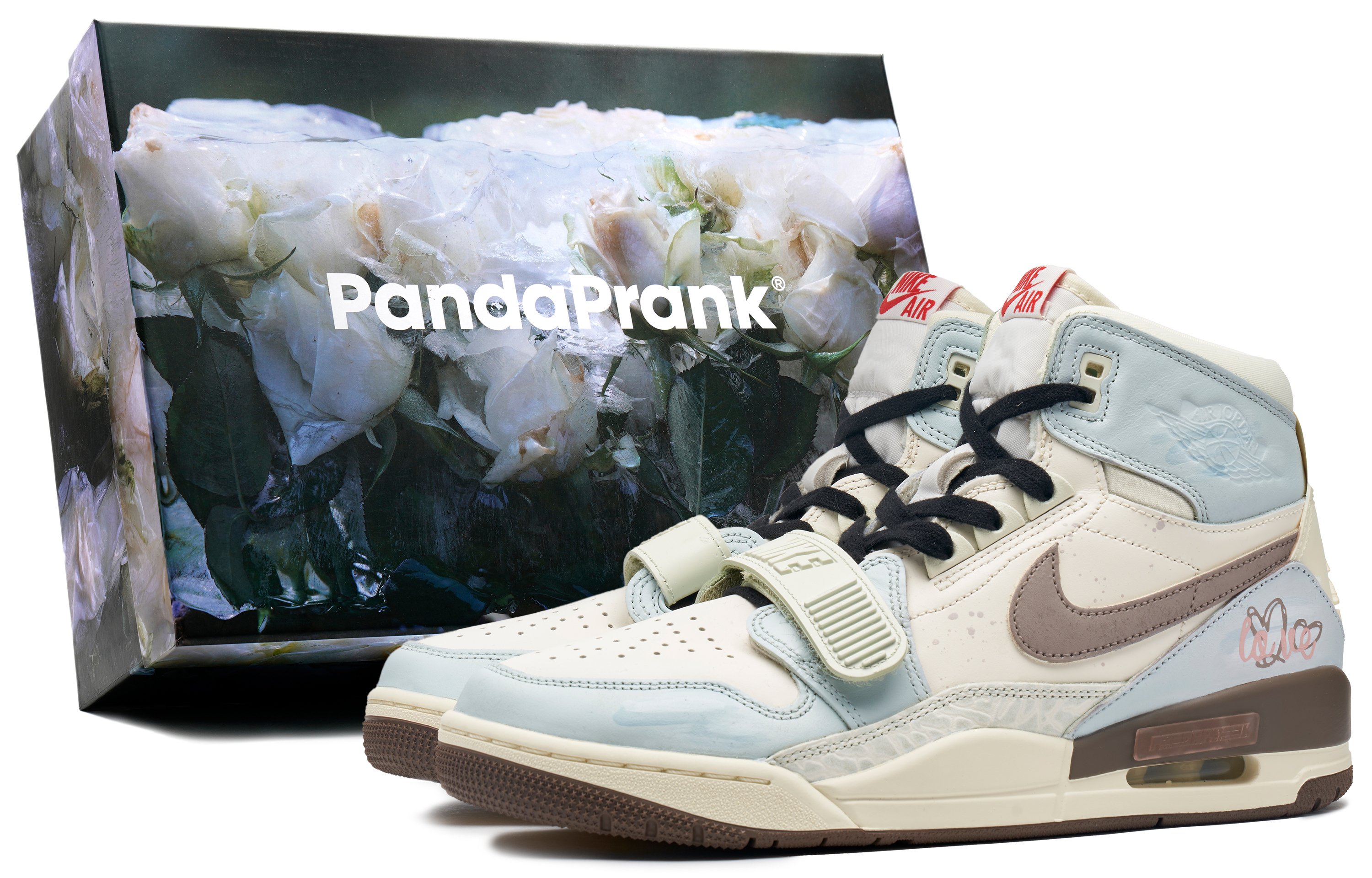 [Custom Shoes] Air Jordan Legacy 312 'Panda Prank Ice Blue Sea Salt ...