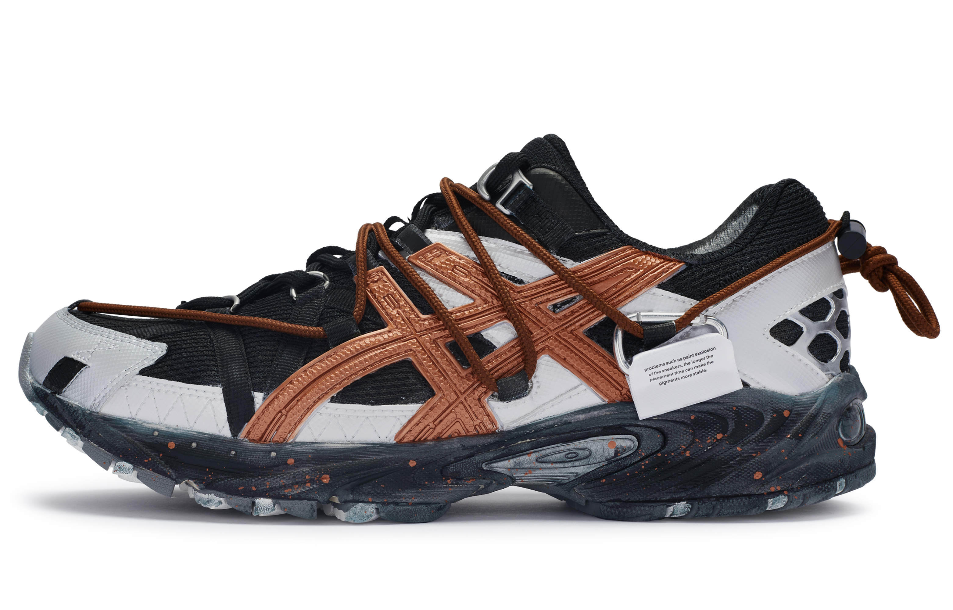 [Custom Shoes] ASICS Gel-Kahana 'Silver Copper Black' - Novelship