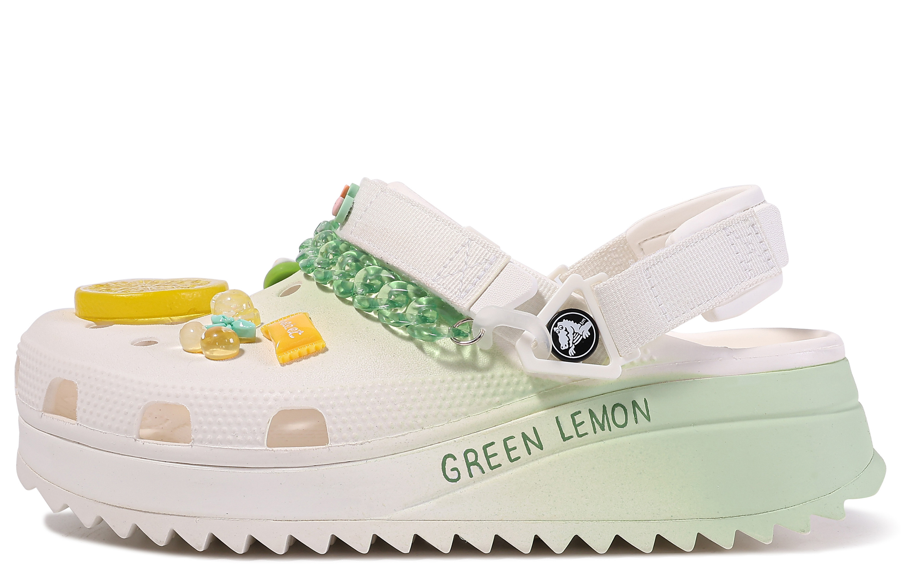 Buy [Custom Shoes] Crocs Classic Clog 'Green White Gradient' - Novelship