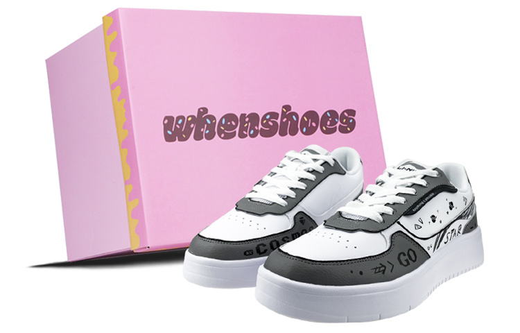 Buy [Custom Shoes] Li-Ning Low Top 'Letter Graffiti Galaxy' - Novelship
