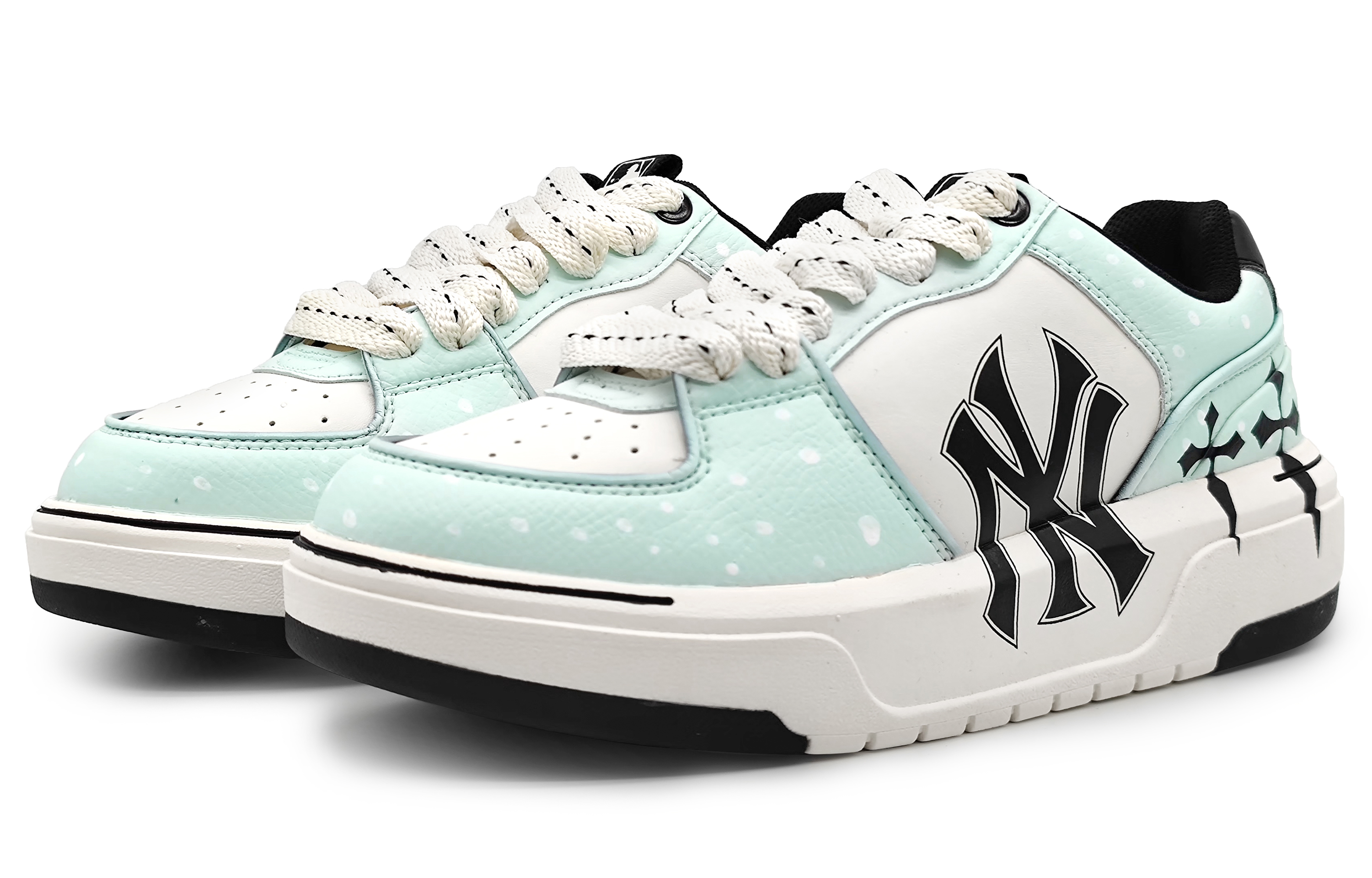 Buy [Custom Shoes] MLB x Custom Sneaker 'Sky Blue Snowfall' - Novelship