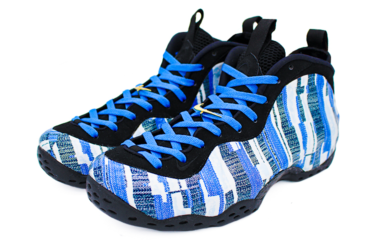 Buy [Custom Shoes] Nike Air Foamposite One 'Denim Patchwork' - Novelship
