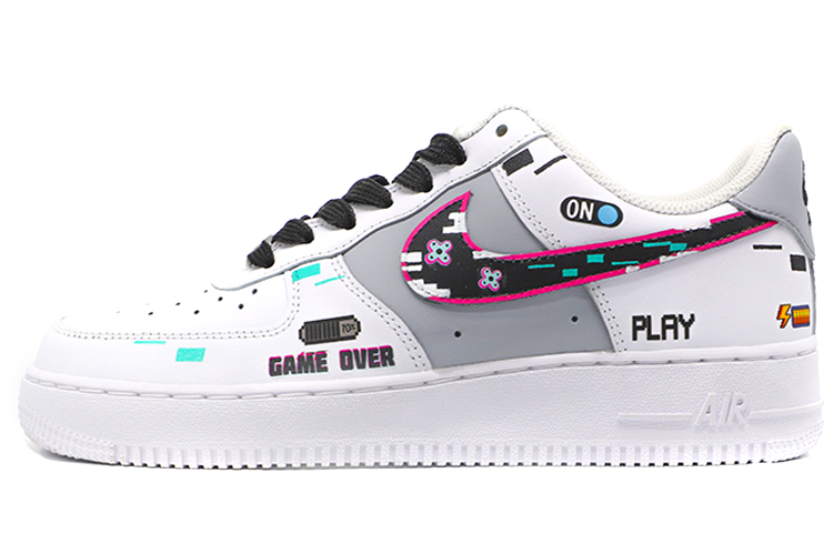Buy [Custom Shoes] Nike Air Force 1 Low '07 'Pixel Cyberpunk' - Novelship