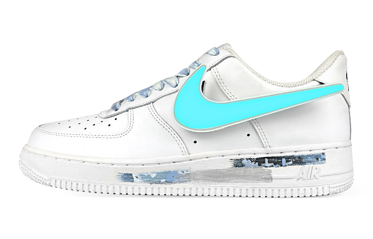 Buy [Custom Shoes] Nike Air Force 1 Low 'Cyberpunk LED Swoosh Camo ...