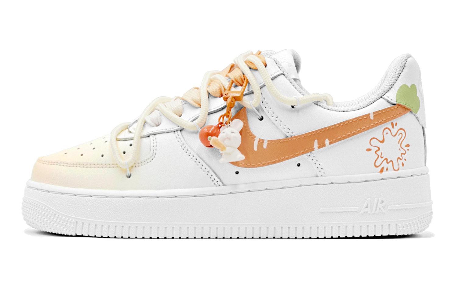 Buy [Custom Shoes] Nike Air Force 1 Low 'Mandarin Orange Carrot Bunny ...