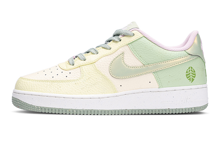 [Custom Shoes] Nike Air Force 1 Low 'Yellow Green West Lake Dragon Well ...