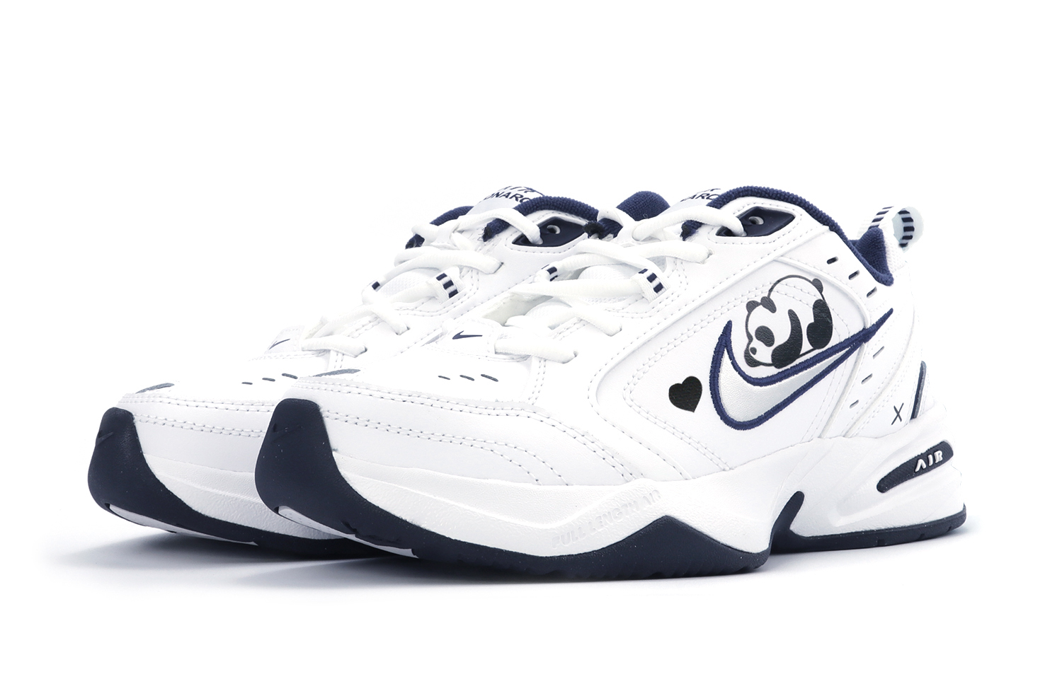 Buy [Custom Shoes] Nike Air Monarch 4 'Chasing Love Panda' - Novelship