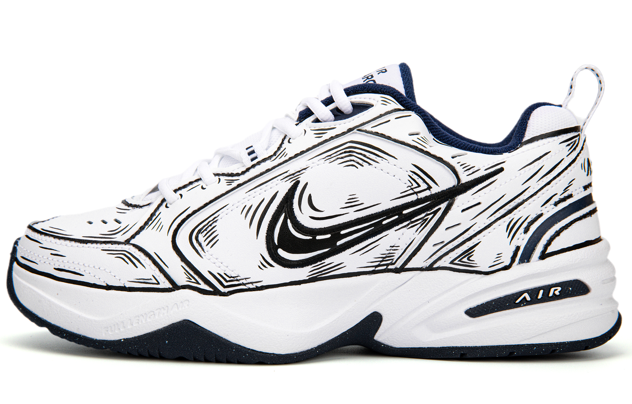 [Custom Shoes] Nike Air Monarch 4 'Custom Anime' - Novelship