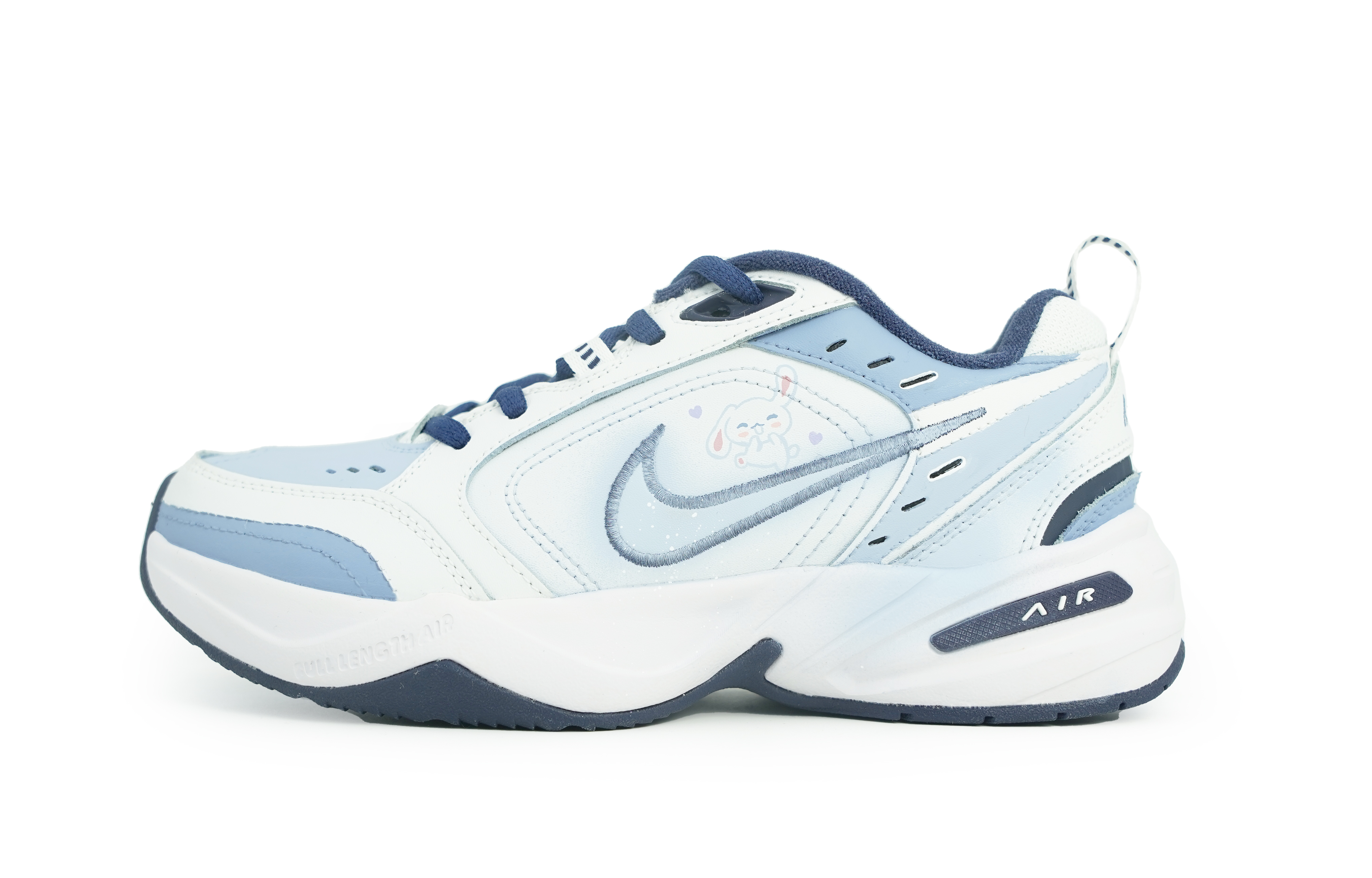[Custom Shoes] Nike Air Monarch IV 'Blue Shy Rabbit' - Novelship