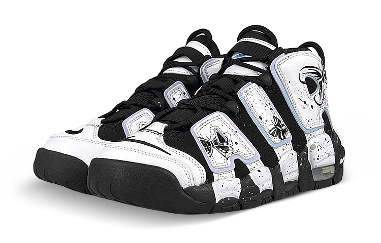 Buy [Custom Shoes] Nike Air More Uptempo 'Butterfly Splatter' - Novelship