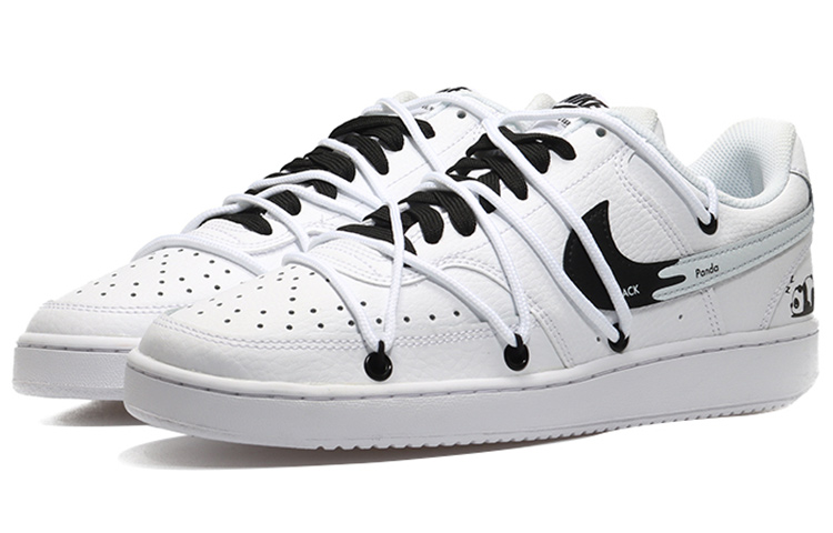 Buy [Custom Shoes] Nike Court Vision 1 'Black White Panda Gradient ...