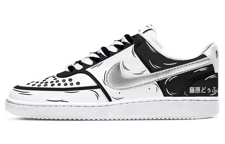 Buy [Custom Shoes] Nike Court Vision 1 'Initial D Black White' - Novelship