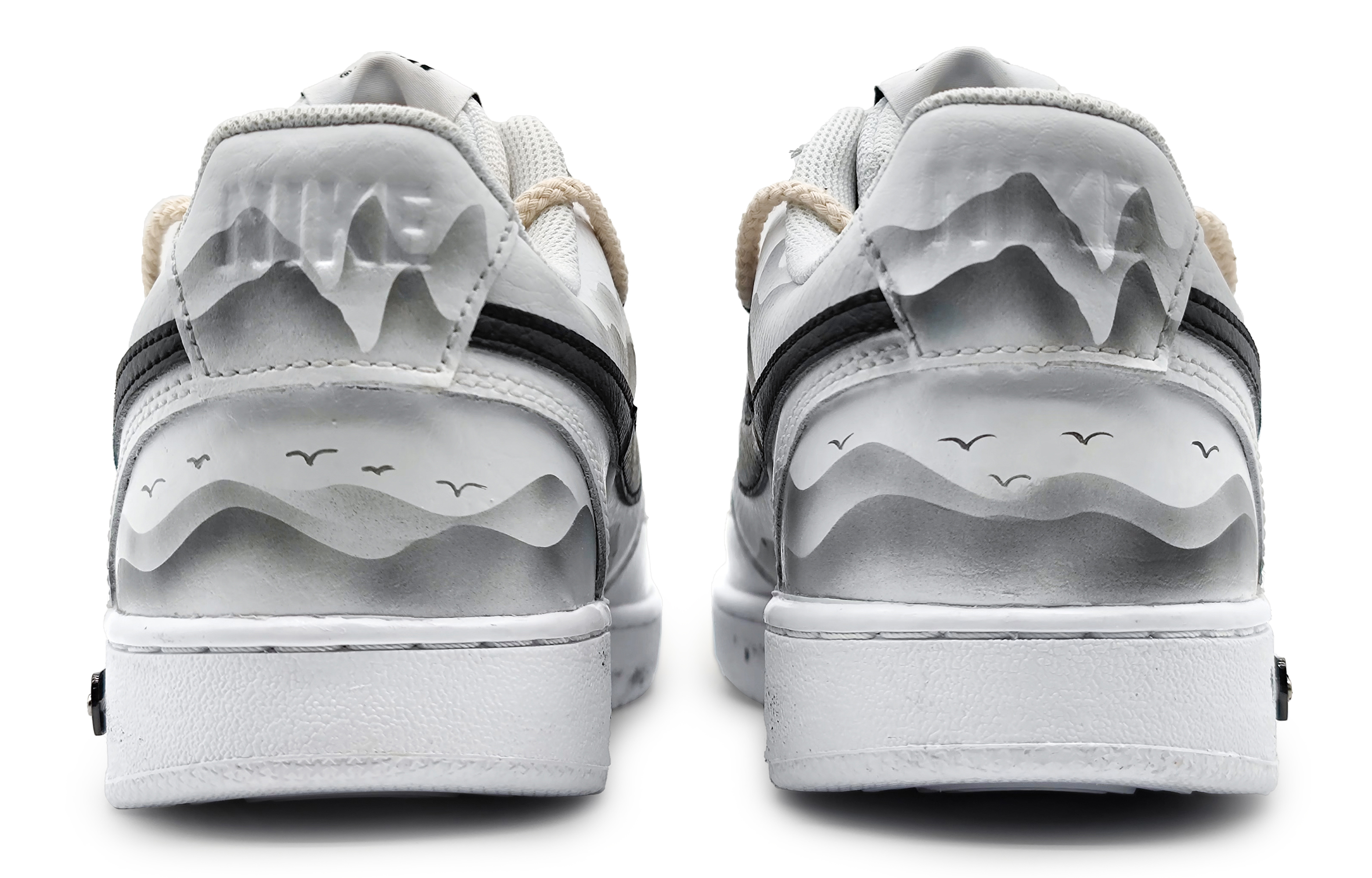 Beli [Custom Shoes] Nike Court Vision 1 'Jiangshan Rumo' - Novelship