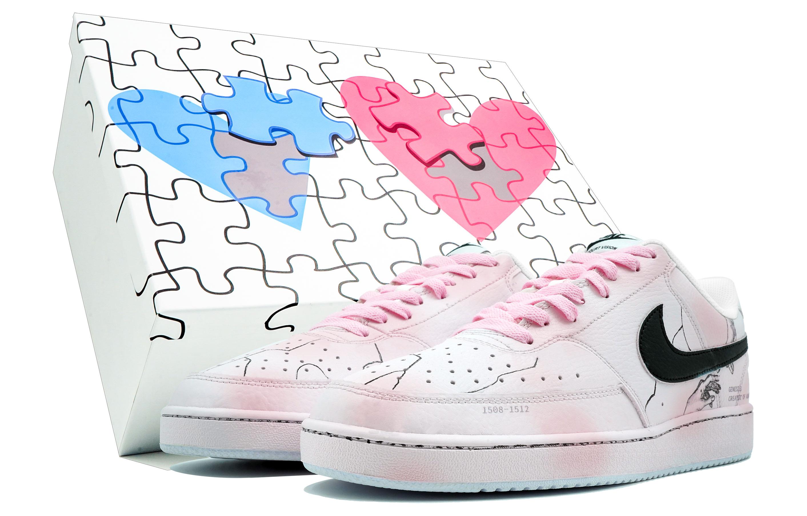 [Custom Shoes] Nike Court Vision 1 Low 'Adam Pink' - Novelship