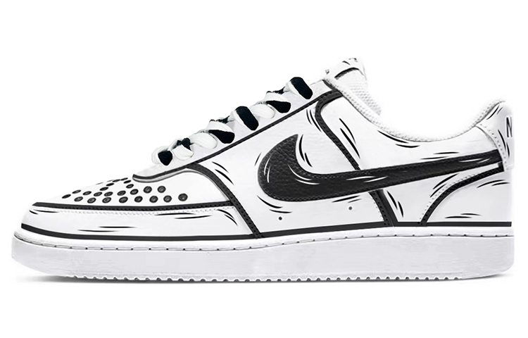 나이키 커스텀 코트 비전 로우 '미니멀 블랙' (Nike Custom Court Vision Low 'Minimal Black ...