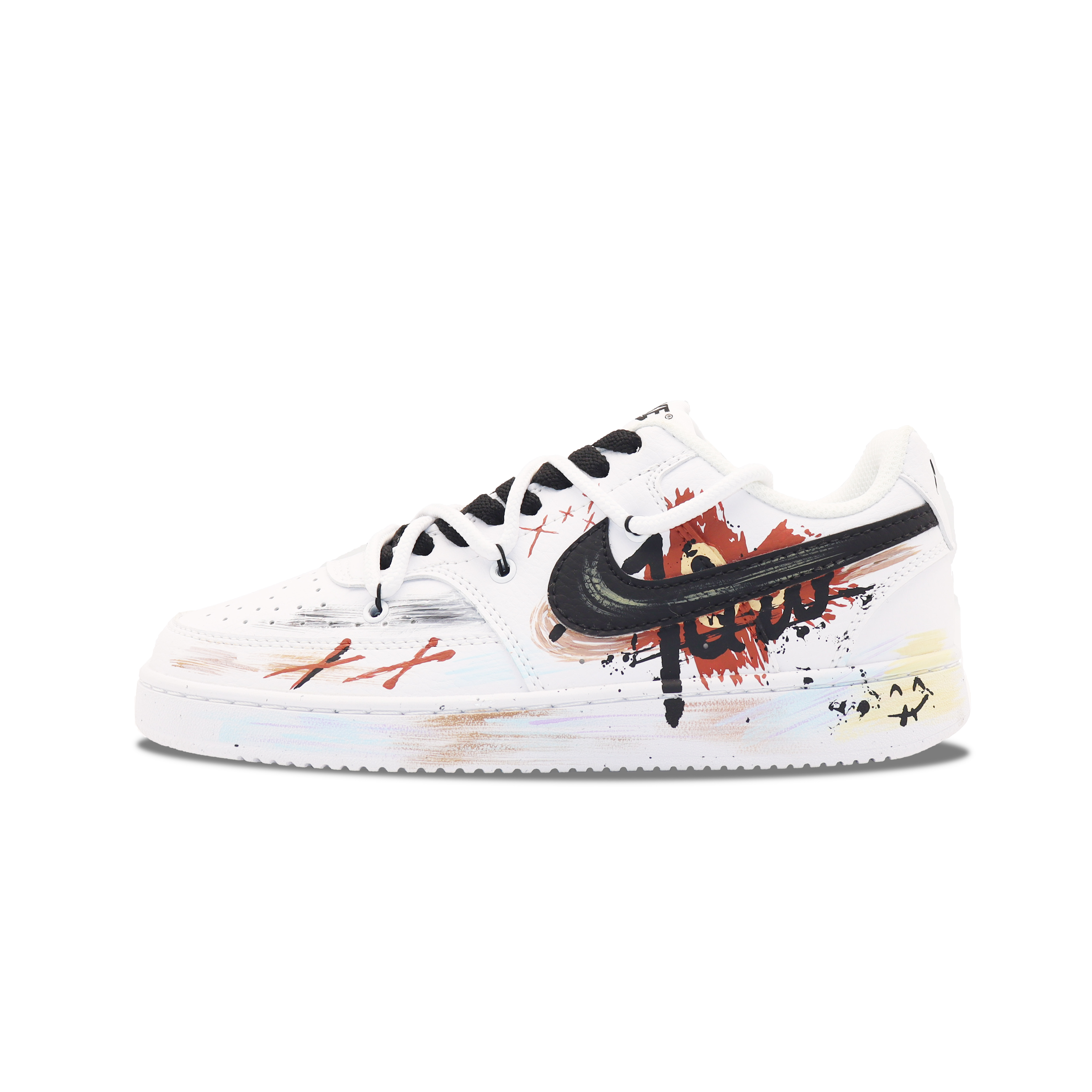 [Custom Shoes] Nike Court Vision Low 'Graffiti Deconstructed' DH2987 ...
