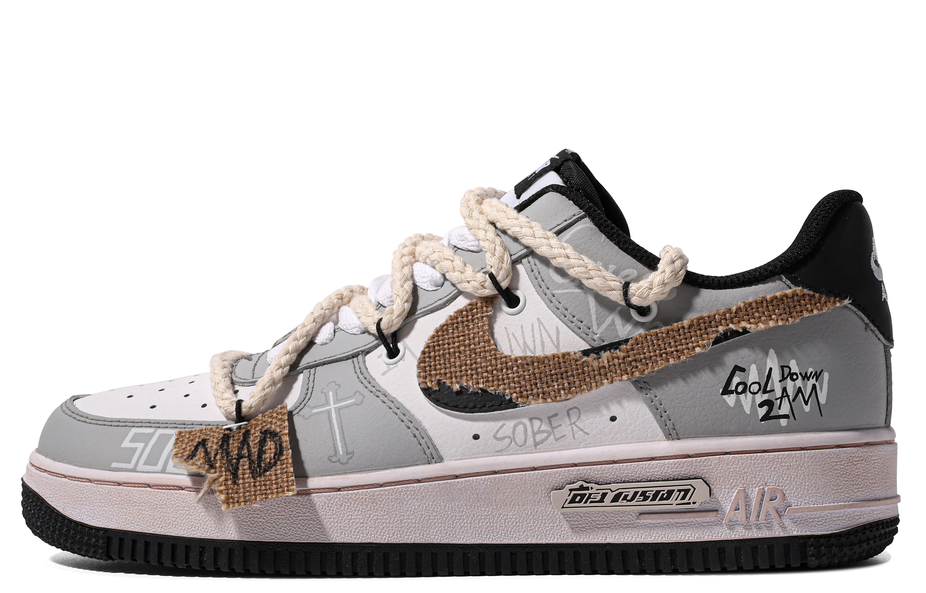 Buy [Custom Shoes] Nike Custom x Air Force 1 Low 'Da Vinci Scarecrow ...