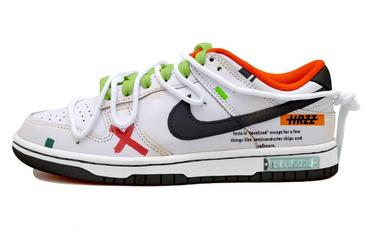 [Custom Shoes] Nike Dunk Low 'Aged Graffiti Racing HRZZ' - Novelship