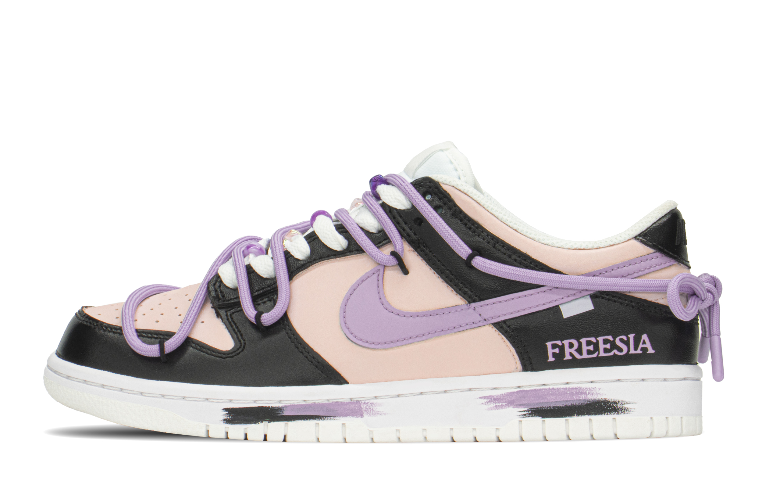 [Custom Shoes] Nike Dunk Low 'Black Grape Soda' - Novelship