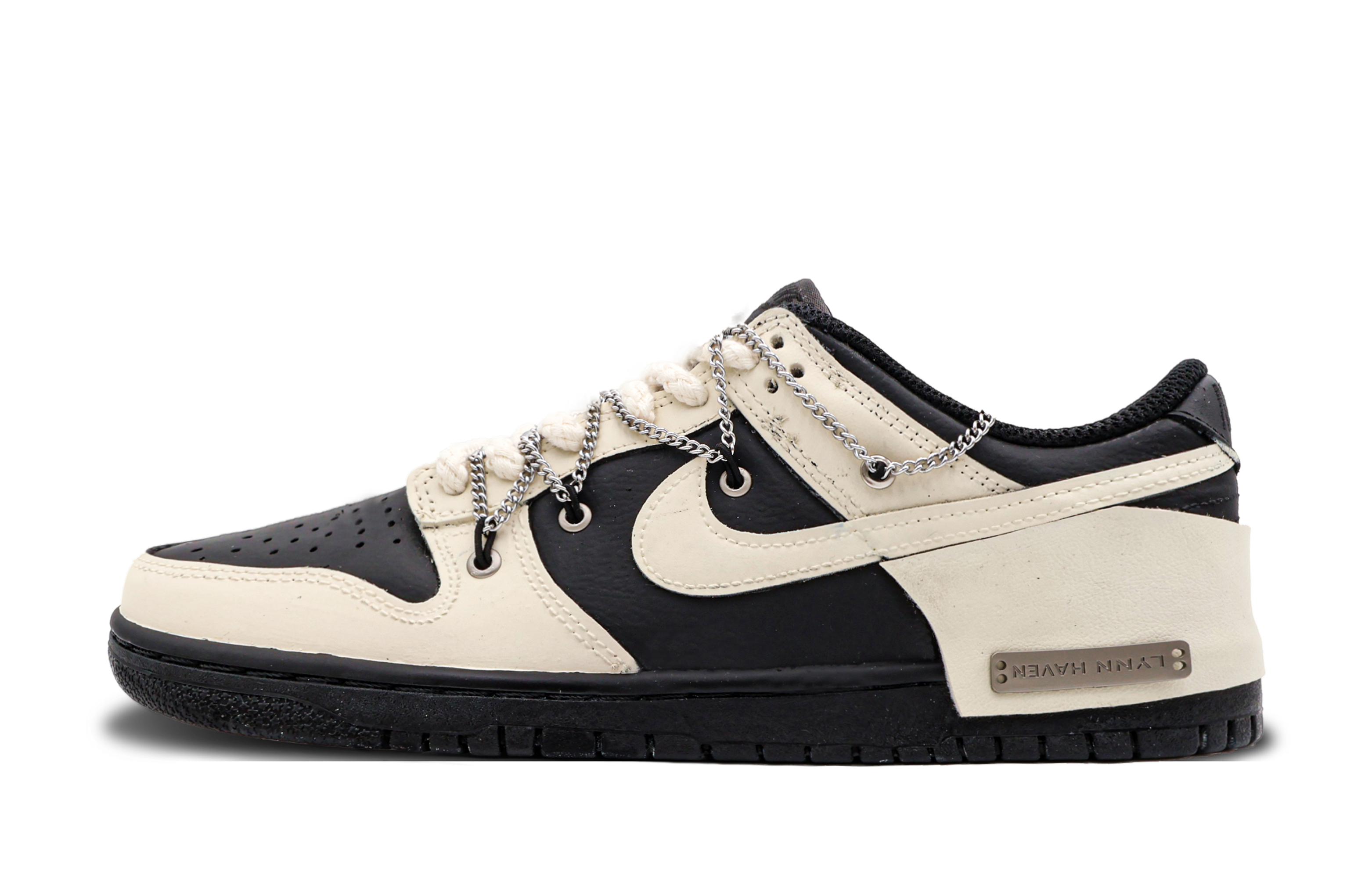 [Custom Shoes] Nike Dunk Low 'Black Serenity' - Novelship