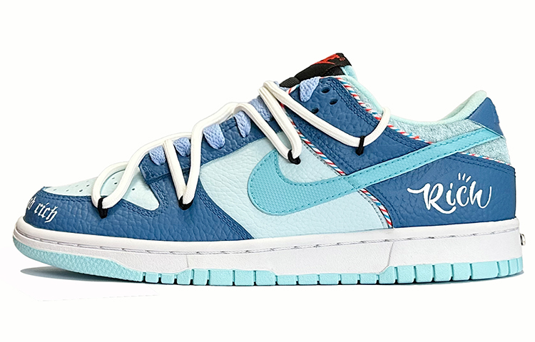 Buy [Custom Shoes] Nike Dunk Low 'Blue White' DN3351-001(TEAMK-RICH ...