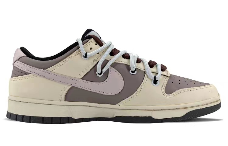 [Custom Shoes] Nike Dunk Low 'Brown Pink Cartoon Bear' - Novelship