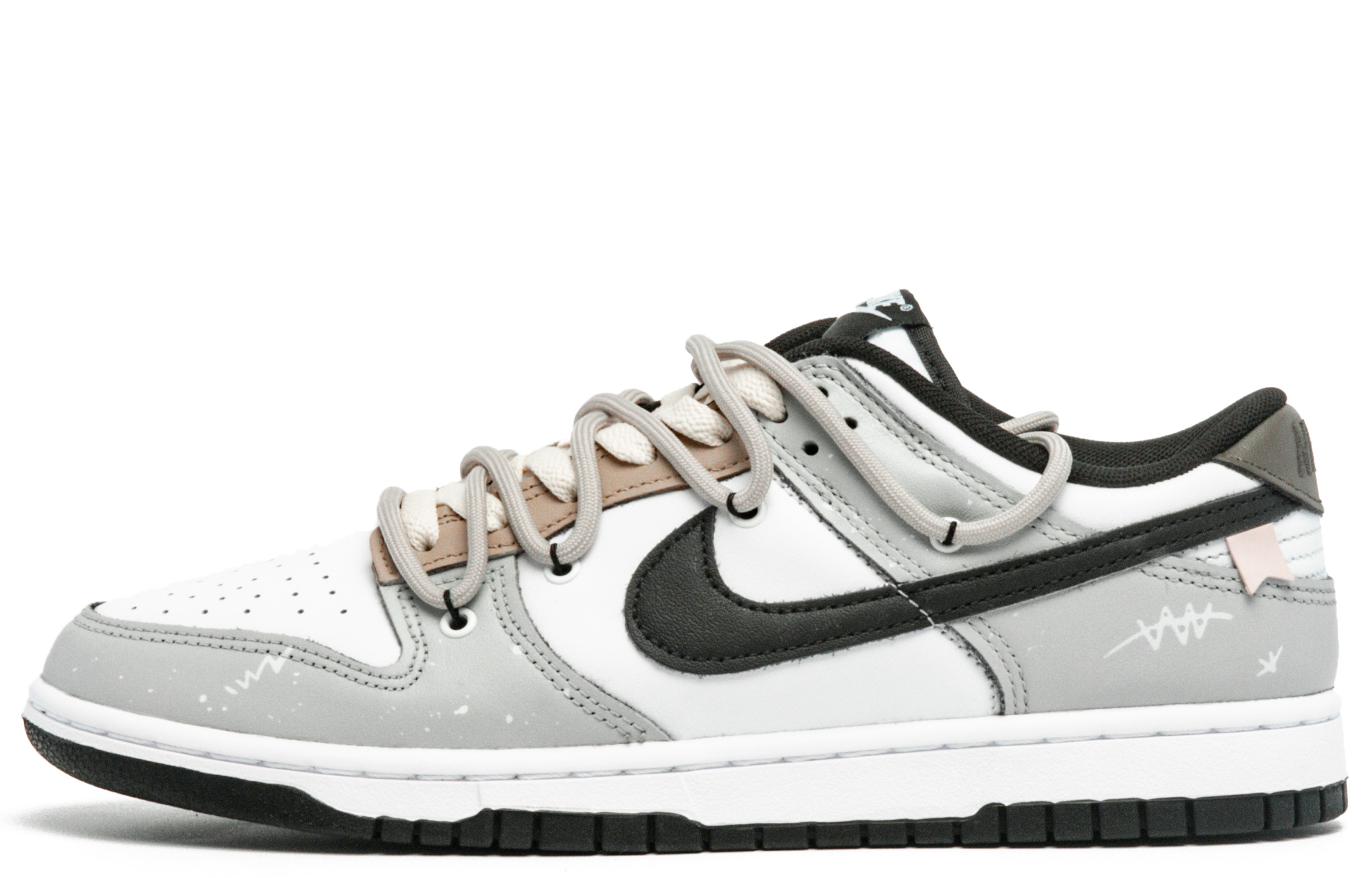 [Custom Shoes] Nike Dunk Low 'Cement Smoke Grey' - Novelship