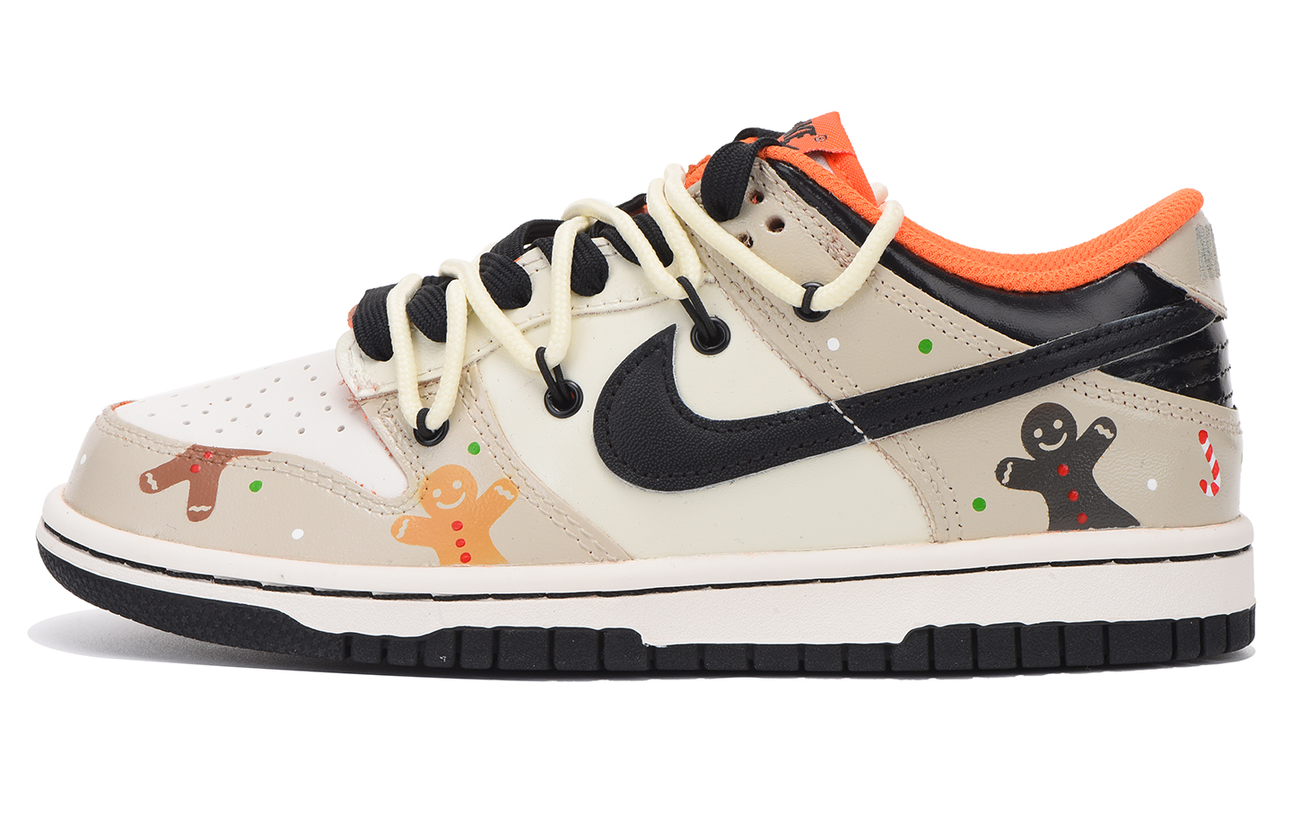 Buy [Custom Shoes] Nike Dunk Low 'Christmas Cookie Milk Tea' - Novelship