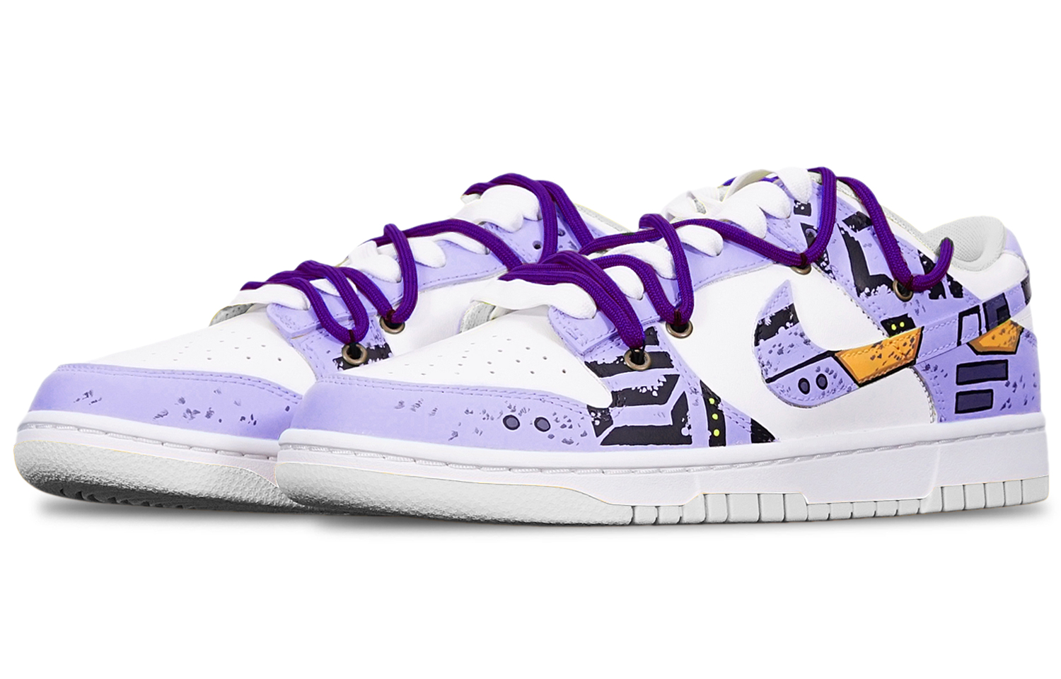 Beli [Custom Shoes] Nike Dunk Low 'Cyberpunk Battle Damage II Gundam ...