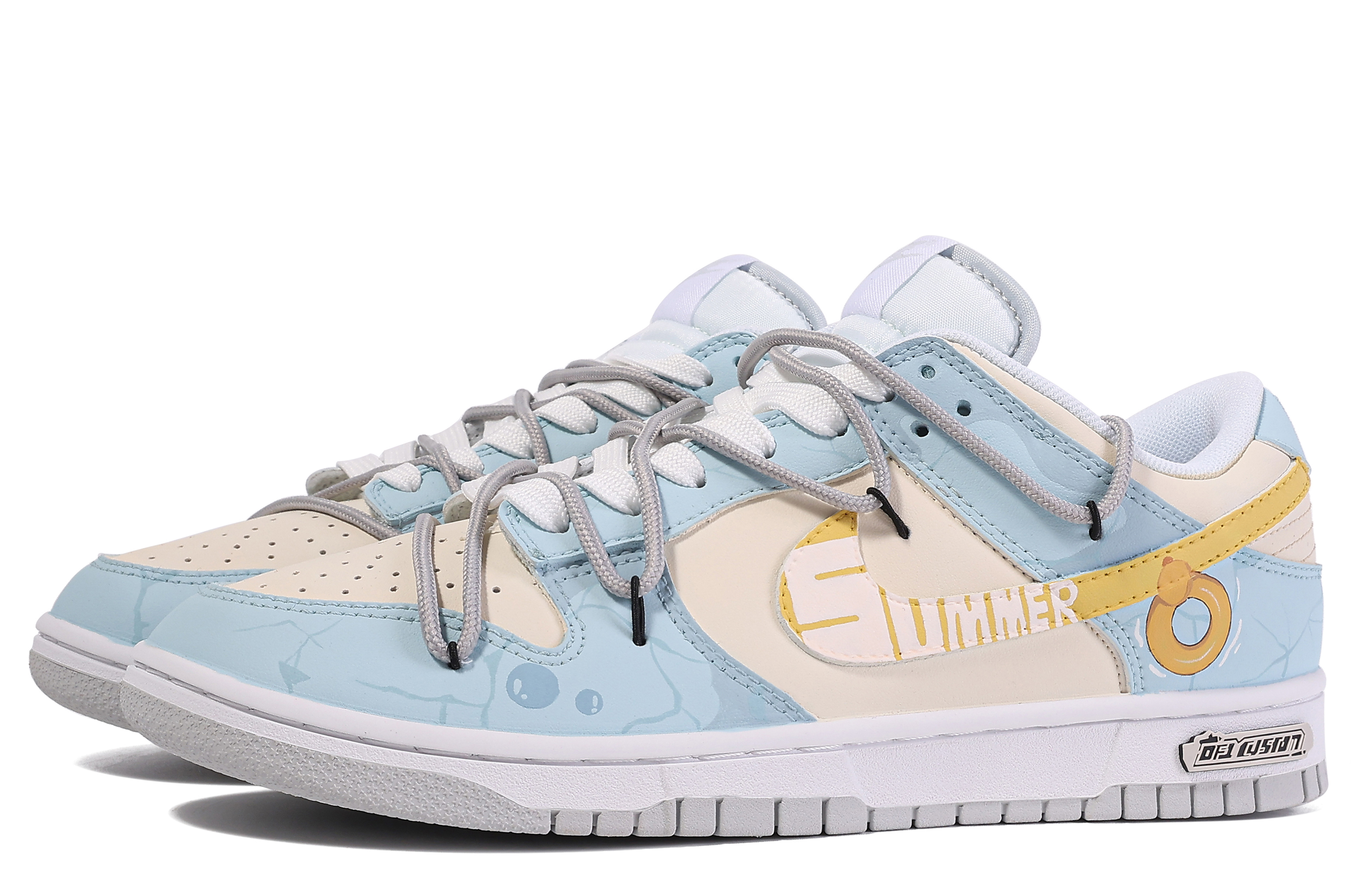 Buy [Custom Shoes] Nike Dunk Low 'Da Vinci Pool Party' DV0831-101 ...