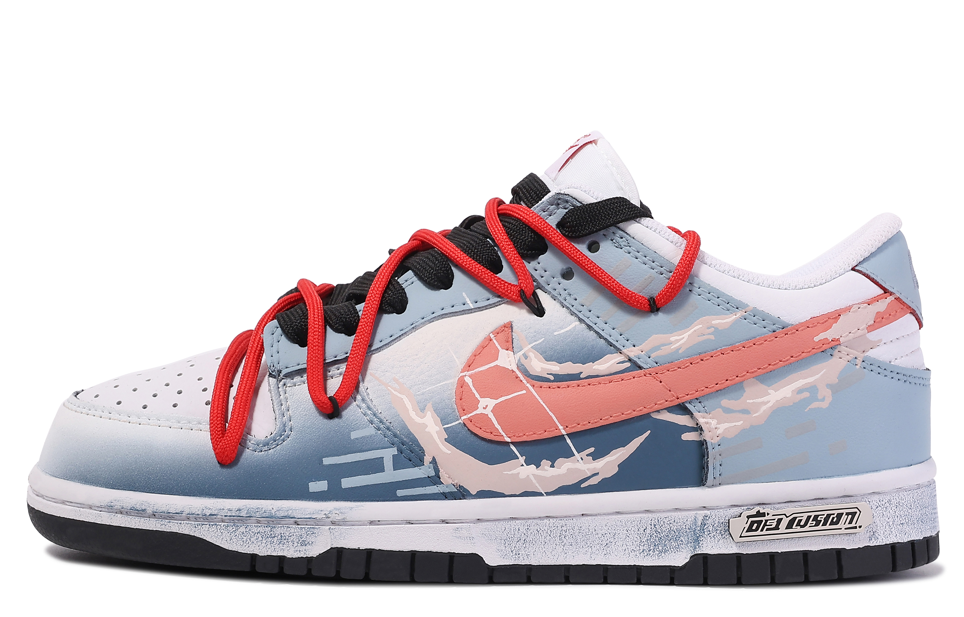 [Custom Shoes] Nike Dunk Low 'Da Vinci Sunset Beach' - Novelship