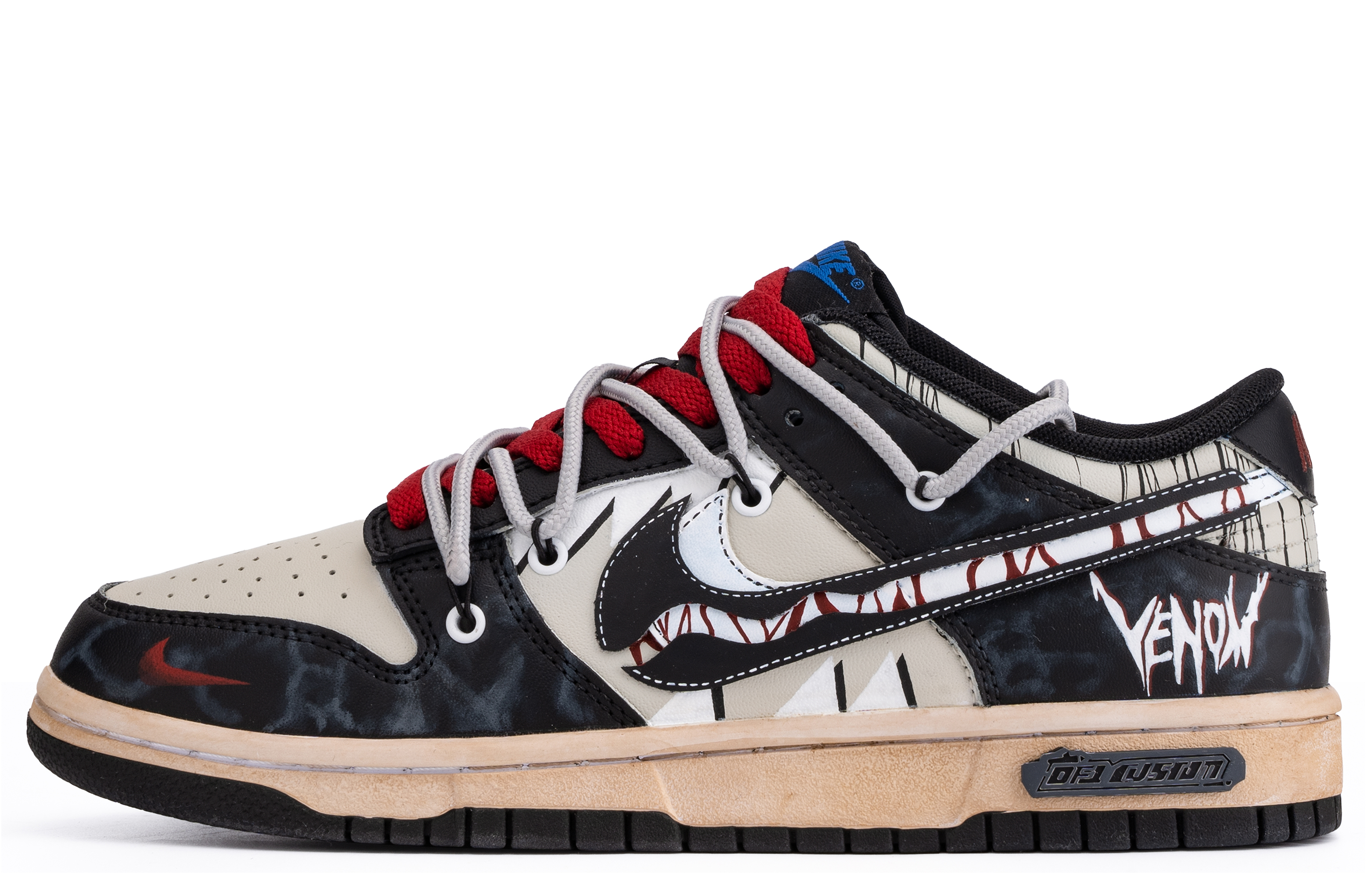 [Custom Shoes] Nike Dunk Low 'Da Vinci Venom Graffiti' - Novelship