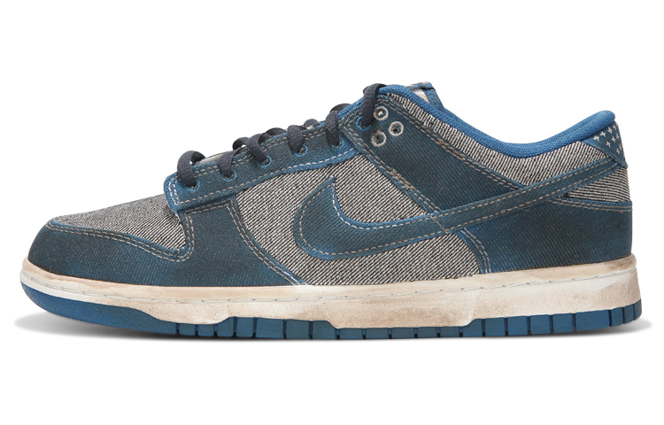 Buy [Custom Shoes] Nike Dunk Low 'Distressed Denim Deep Blue' - Novelship