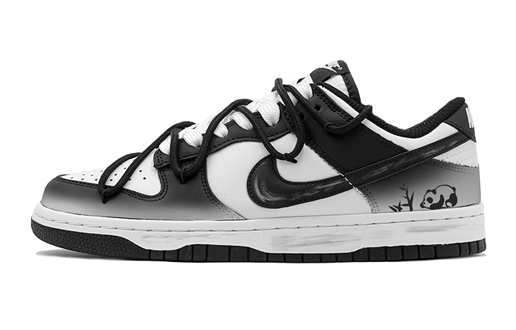 [Custom Shoes] Nike Dunk Low 'Gradation Panda' - Novelship