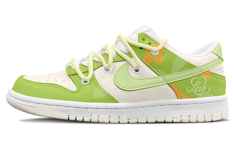Buy [Custom Shoes] Nike Dunk Low 'Grass Green Deconstructed Laces ...
