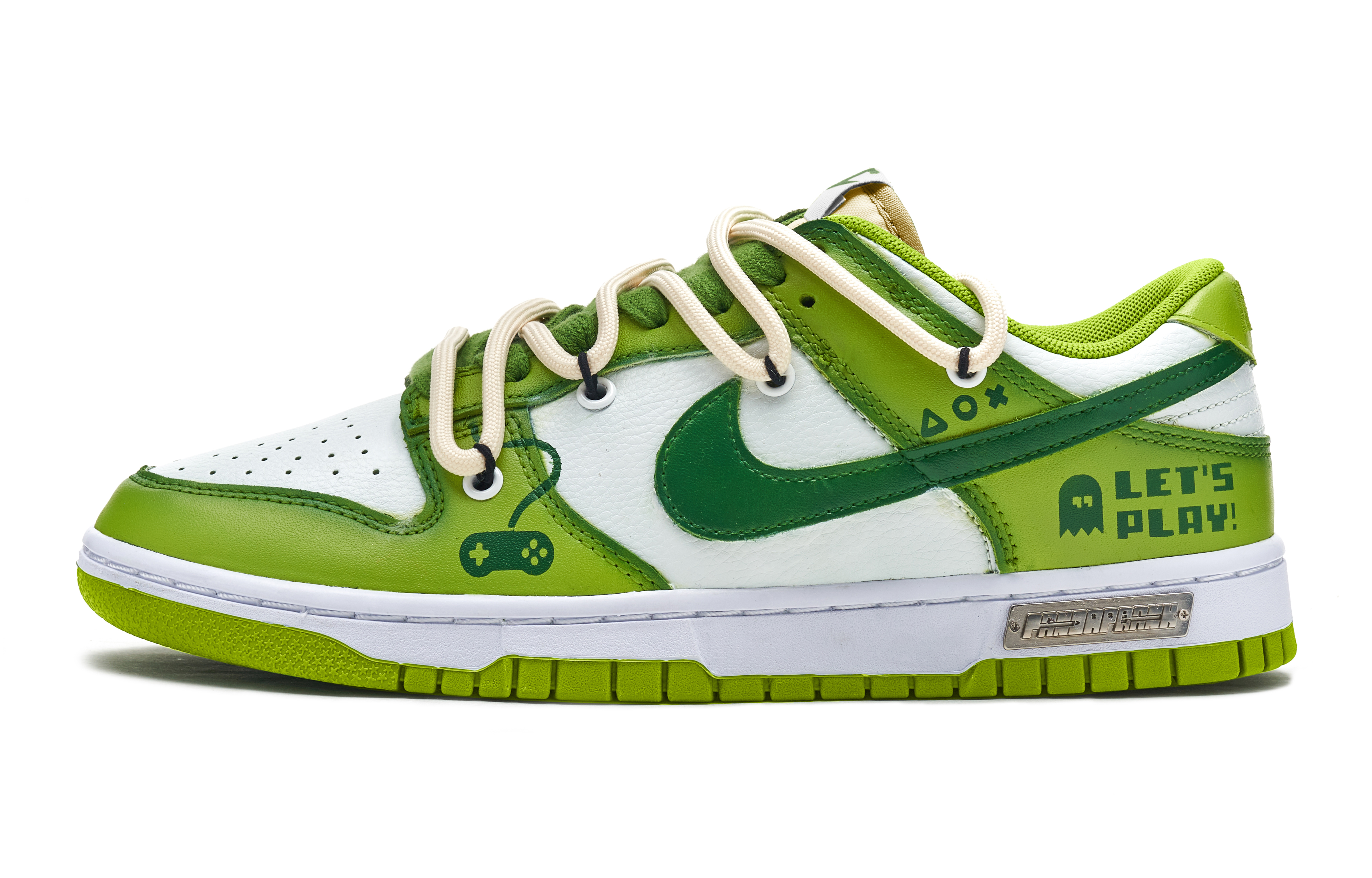 [Custom Shoes] Nike Dunk Low 'Green Panda Prank' - Novelship
