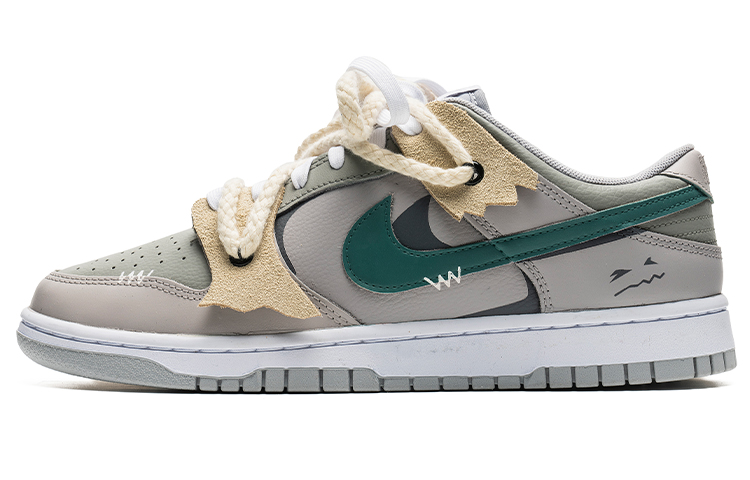 [Custom Shoes] Nike Dunk Low 'Hurricane Phantom Grey White' - Novelship