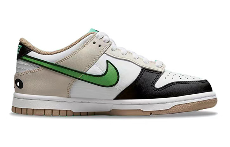 Buy [Custom Shoes] Nike Dunk Low 'Lucky Panda Black White Green ...
