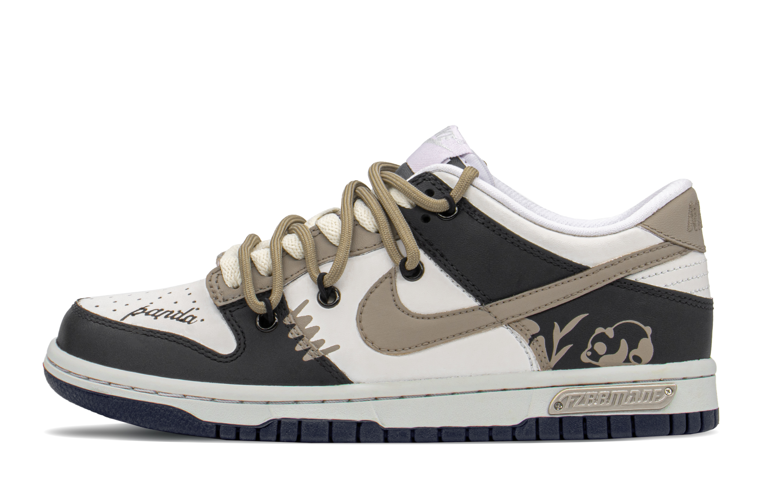 [Custom Shoes] Nike Dunk Low 'Panda Bamboo' - Novelship