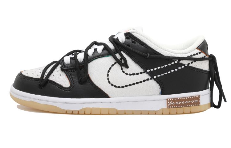 [Custom Shoes] Nike Dunk Low 'Panda Patchwork' - Novelship